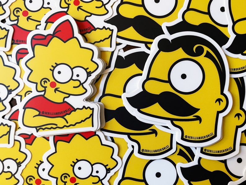 Natty Boh Sticker Bart Simpson Sticker Baltimore Sticker - Etsy