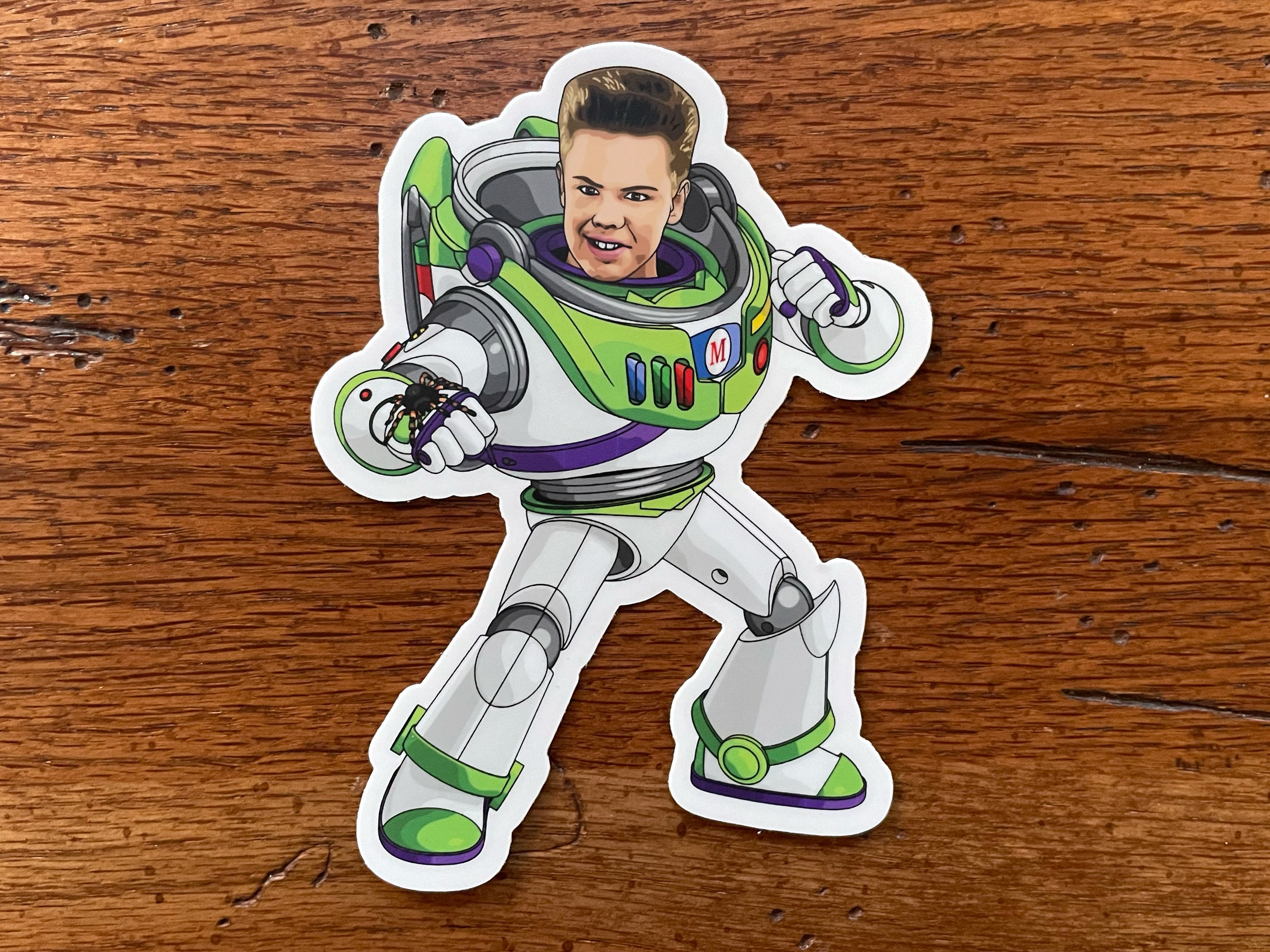 Buzz Lightyear Sticker, Toy Story Sticker, Home Alone Sticker, Funny ...