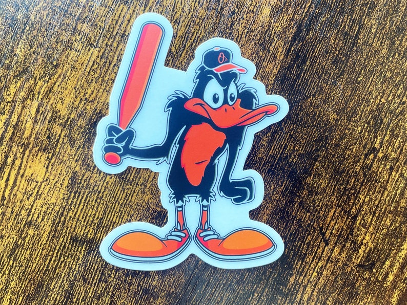 Baltimore Orioles Sticker Daffy Duck Sticker Looney Tunes - Etsy