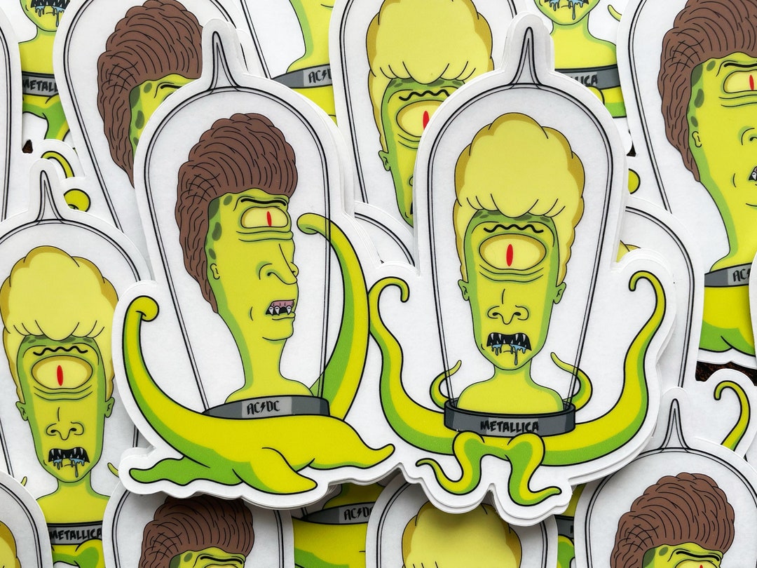 Beavis and Butt-head Sticker Kang and Kodos Sticker Simpsons - Etsy