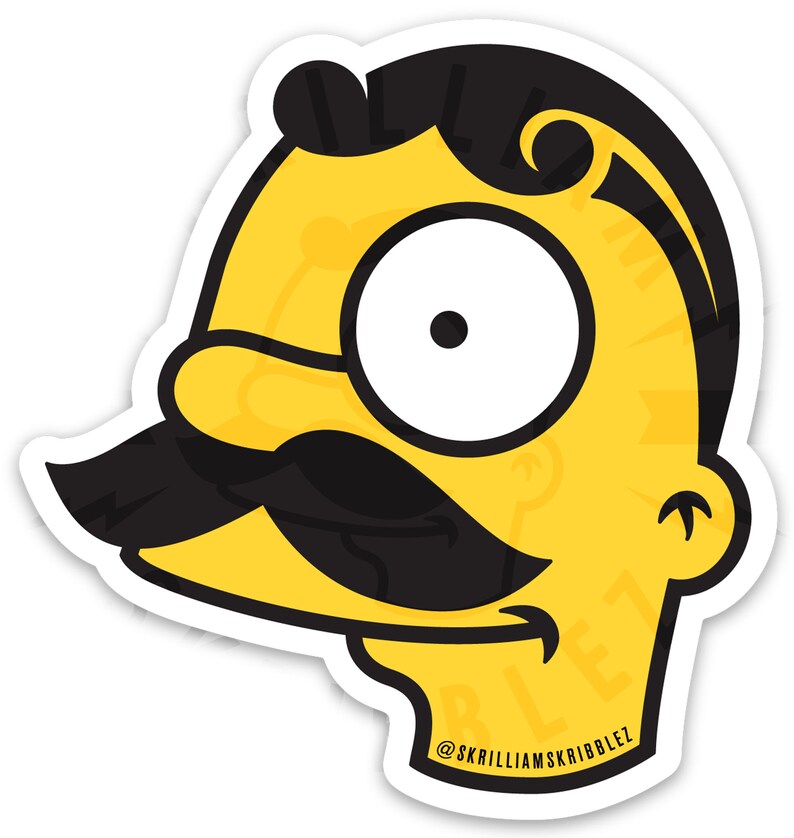 Natty Boh Sticker Bart Simpson Sticker Baltimore Sticker - Etsy