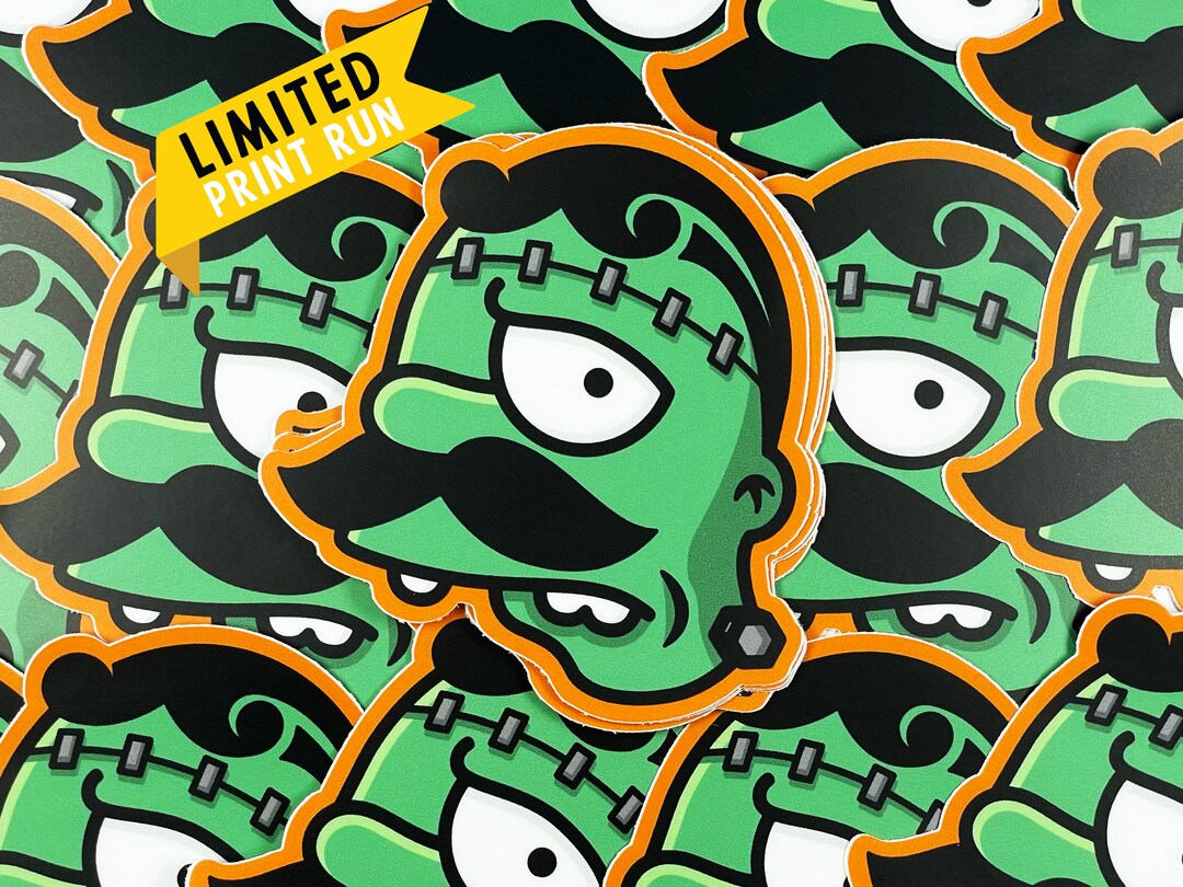 Treehouse of Horror Sticker, Simpsons Halloween Sticker, Baltimore ...