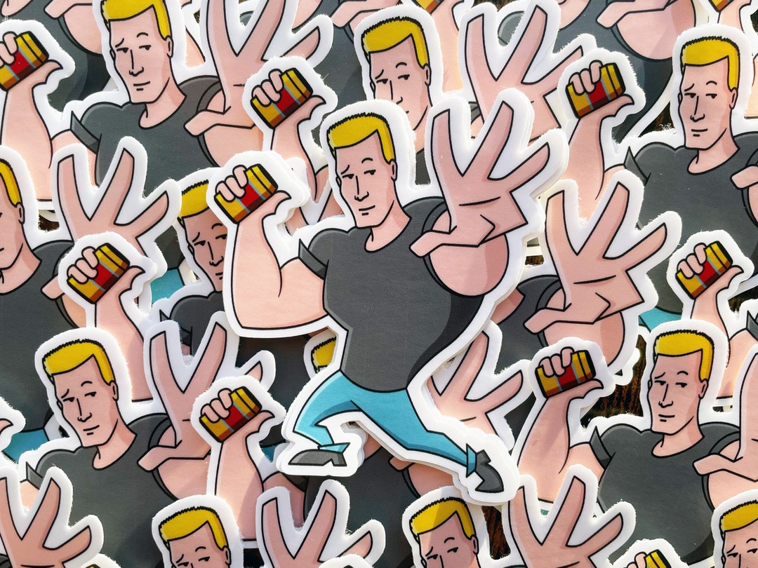 Boomhauer Sticker Johnny Bravo Sticker King of the Hill - Etsy