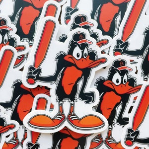 Baltimore Orioles Sticker Daffy Duck Sticker Looney Tunes - Etsy