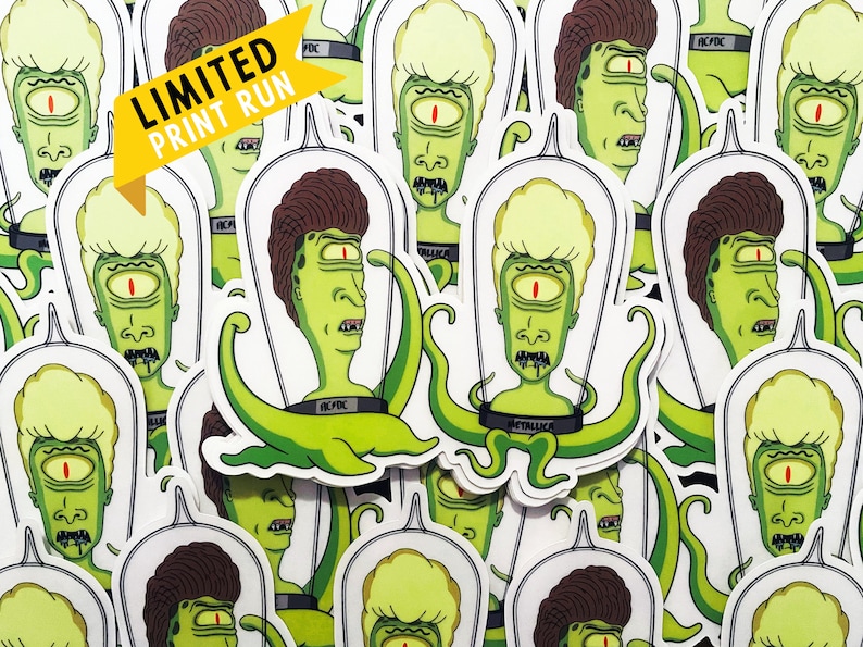 Beavis and Butt-head Sticker, Kang and Kodos Sticker, Simpsons Sticker ...