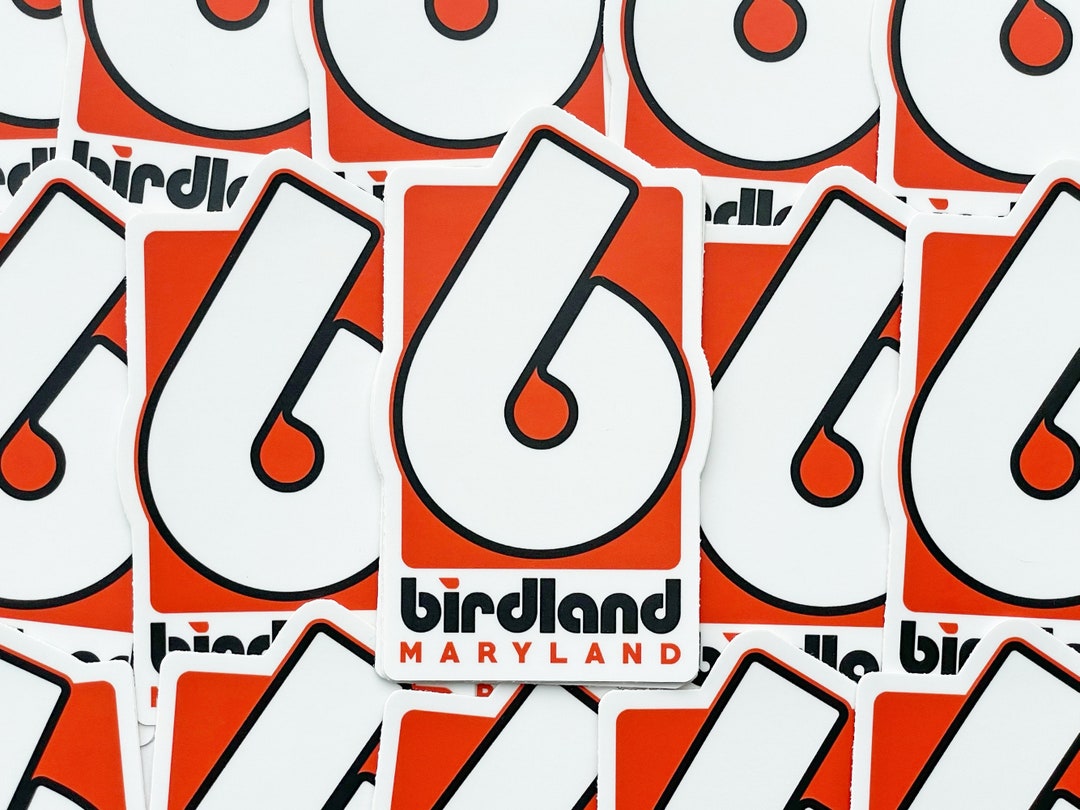 Baltimore Orioles Sticker, Birdland Sticker, Maryland Sticker, Laptop ...