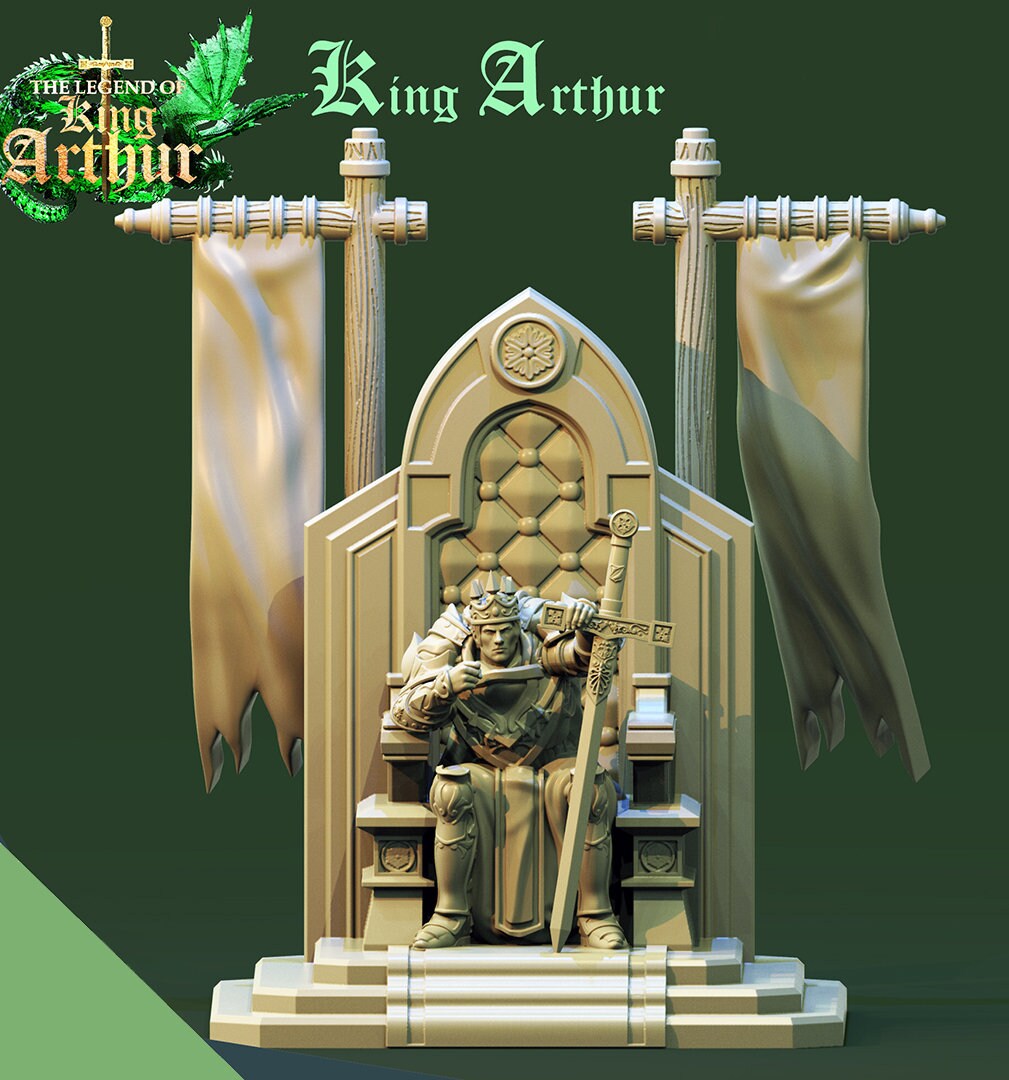 King Arthur's Throne 32mm Scale | Etsy