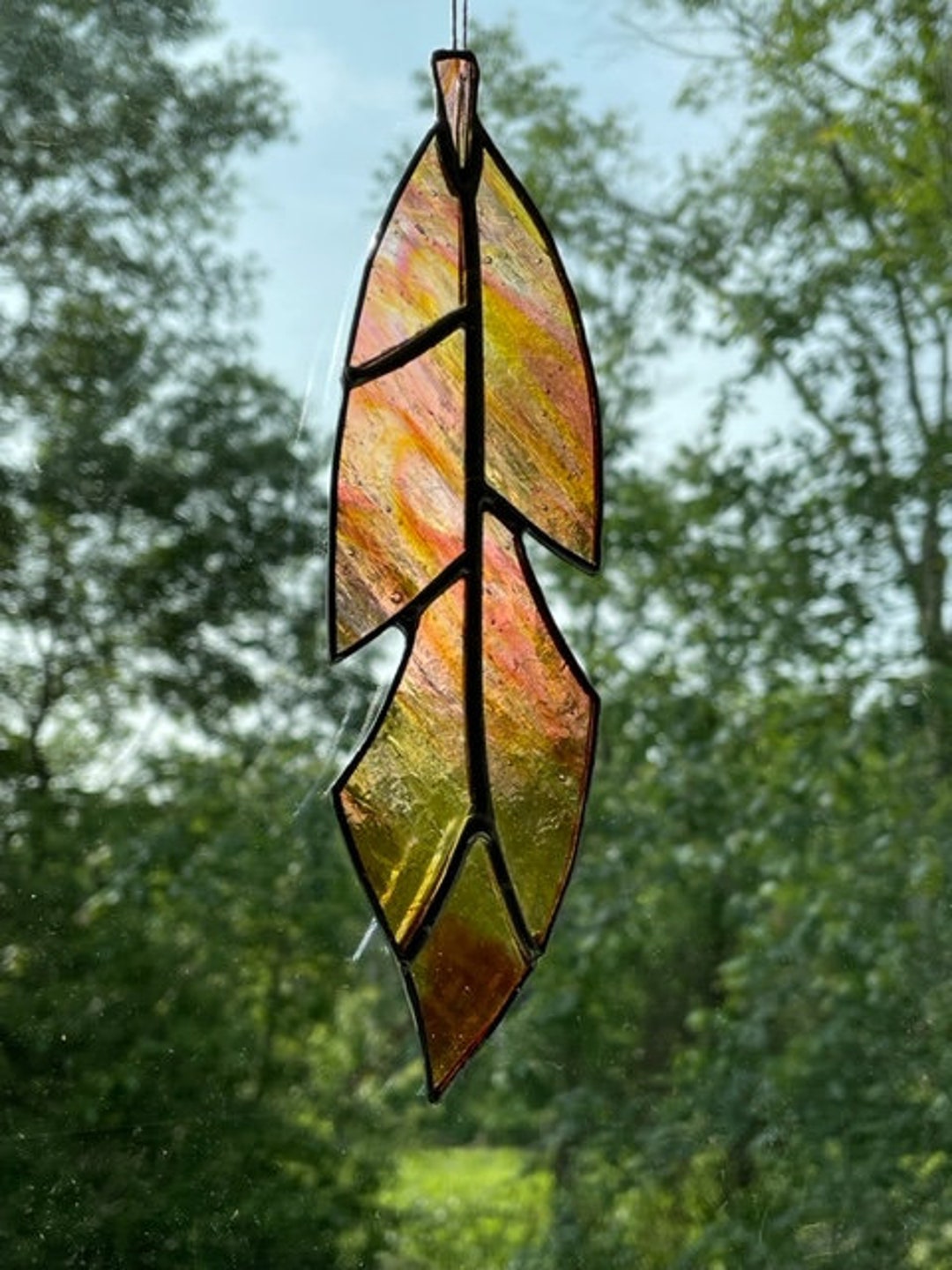 Stained Glass Feathers - Etsy
