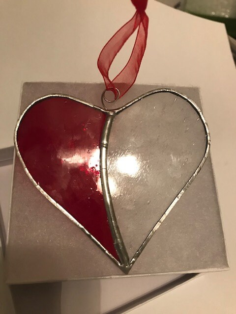 Stained Glass Hearts | Etsy