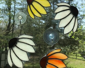 Stained Glass Daisy | Etsy