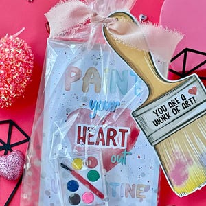 Mini Watercolor Paint Kit Bundle | Non-candy Valentine’s Gift for Kids ...