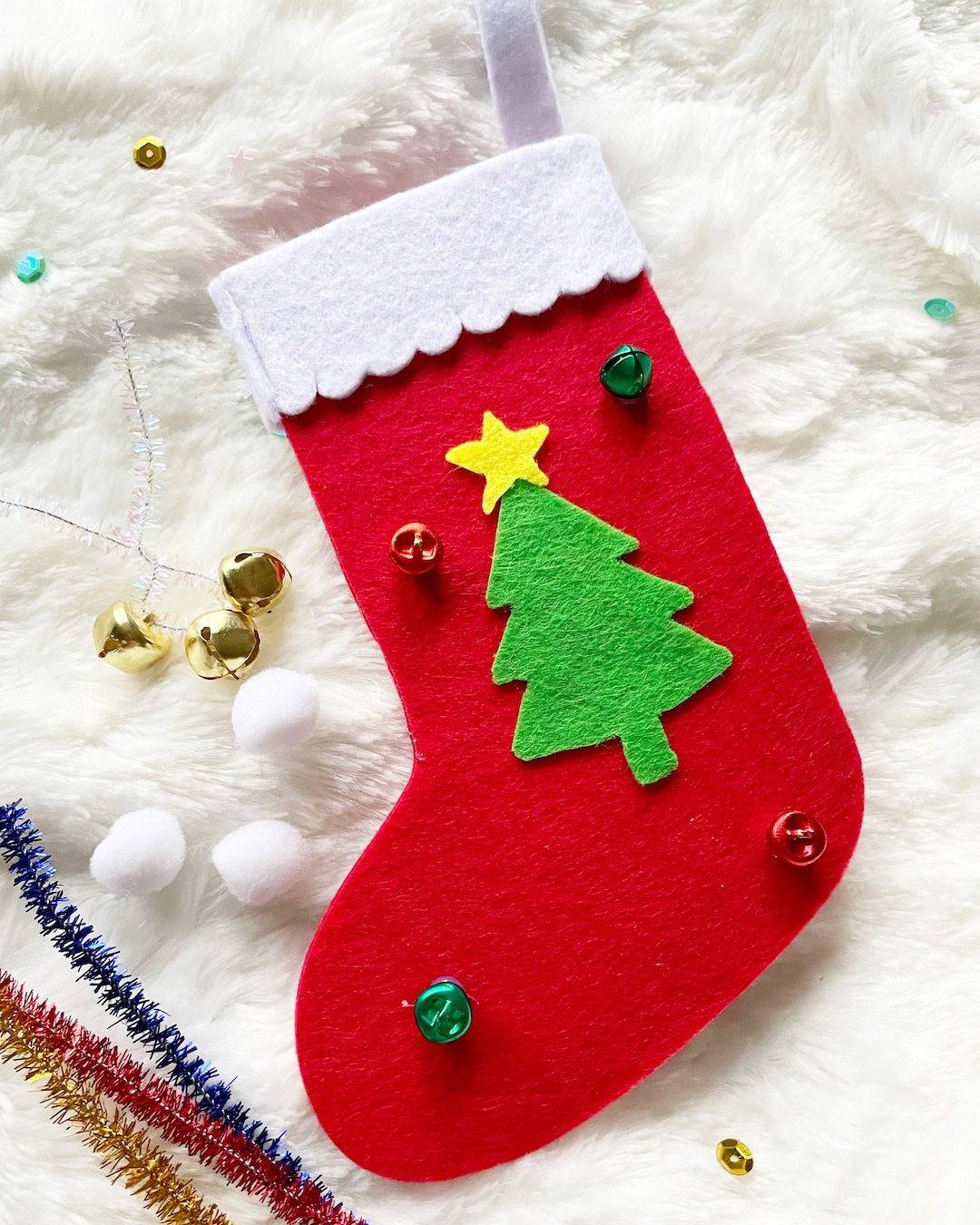 DIY Mini Christmas Stocking Craft Kit, Christmas Keepsake, Christmas ...