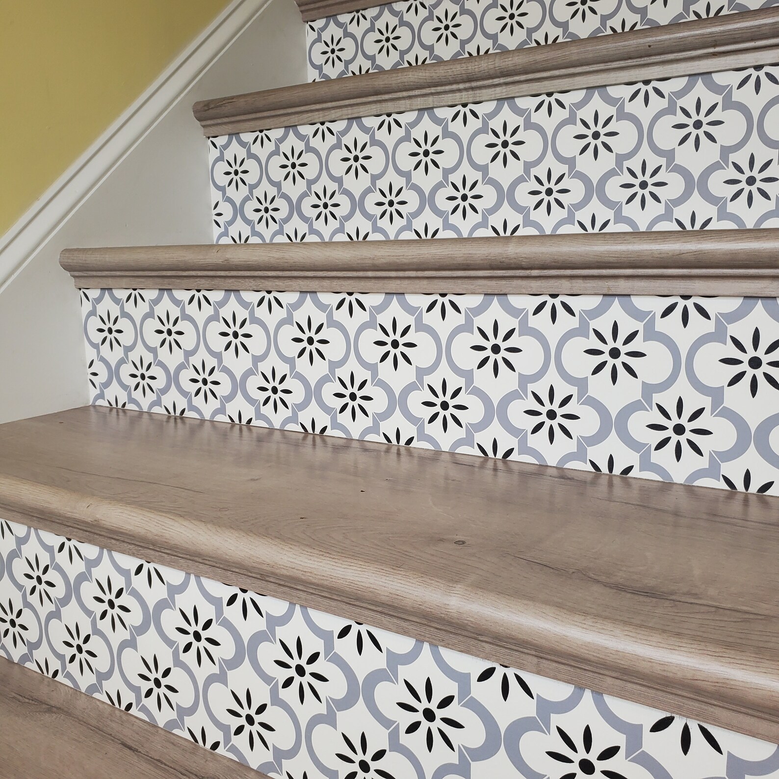 Peel and Stick Wallpaper Stair Riser Decal Removable Stickers | Etsy