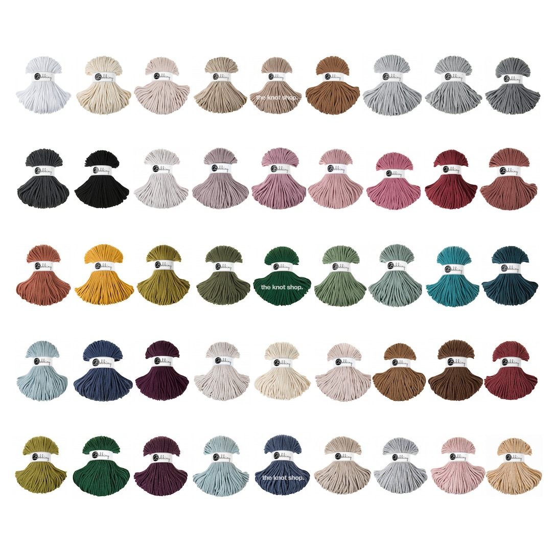 5mm Braided Macrame Cord • 72 Colours • 5, 10, 25, 50, 100 Meters ...