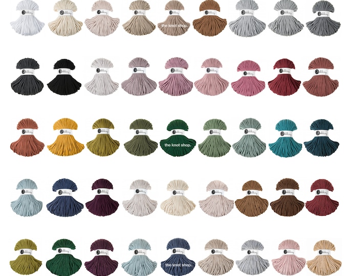 5mm Macrame String/4-pack or 6-pack / Chunky Rope/cotton Weaving ...