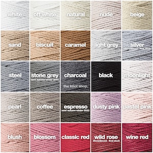 3mm 3-ply Macrame Cord • 75 Colours • 5, 10, 25, 50 + 100 Meters ...