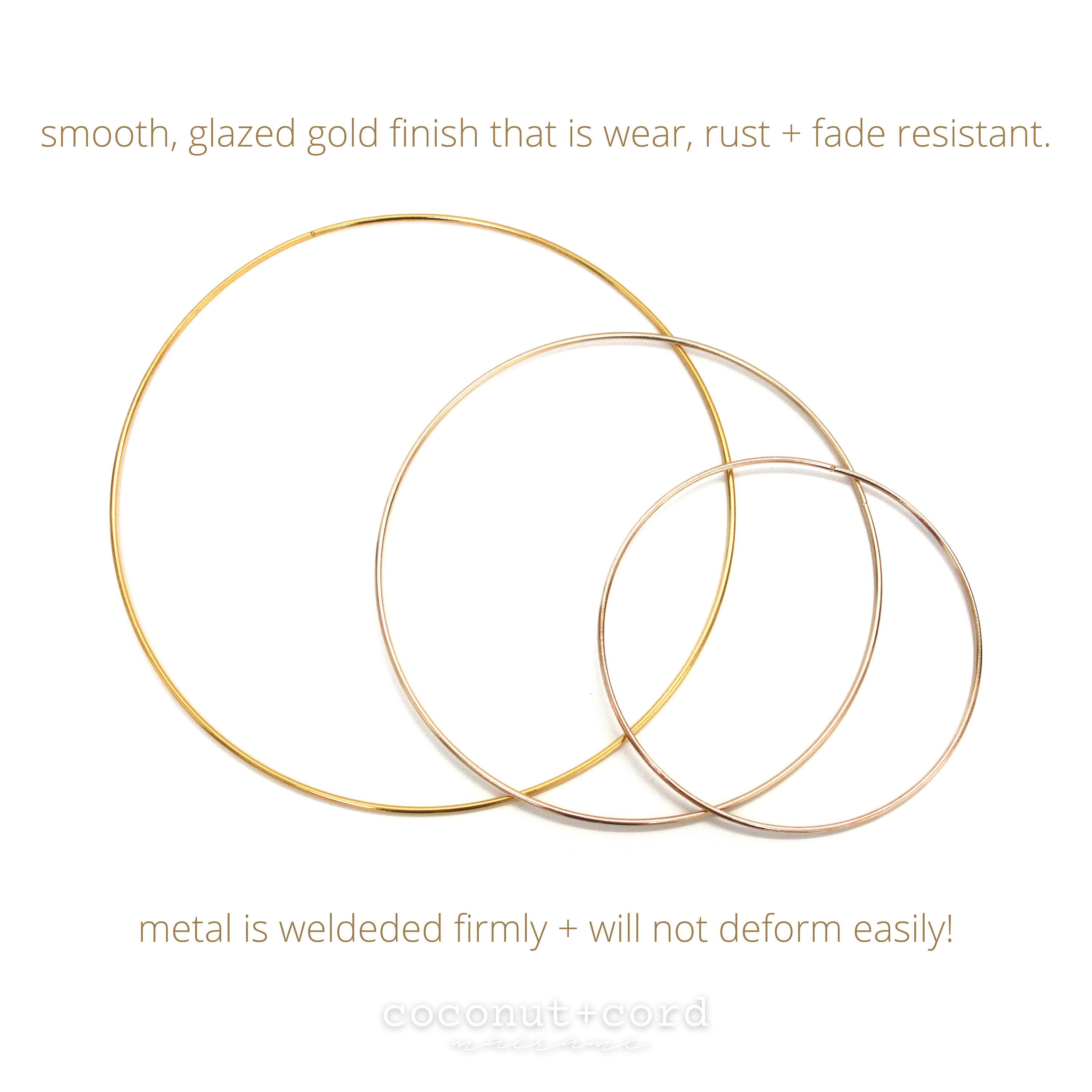 Metal Ring Frame 3 Sizes: 6 8 10 Gold | Etsy