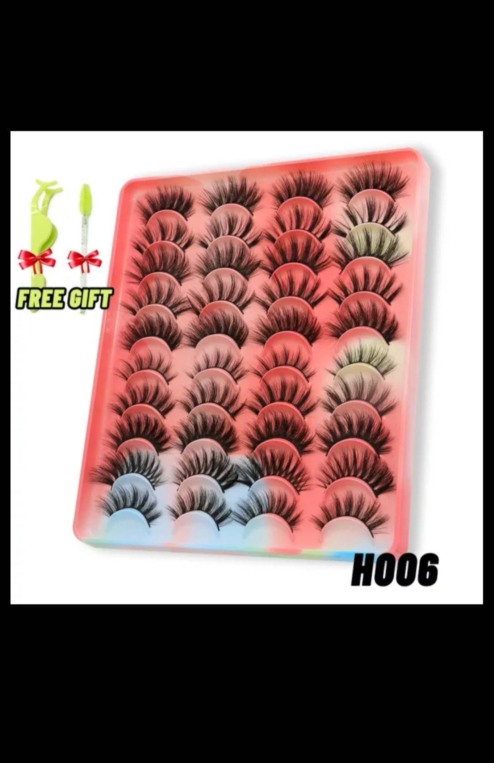 20/7/5 Pairs 3D Mink Lashes Natural False Lash Dramatic Volume Fake ...