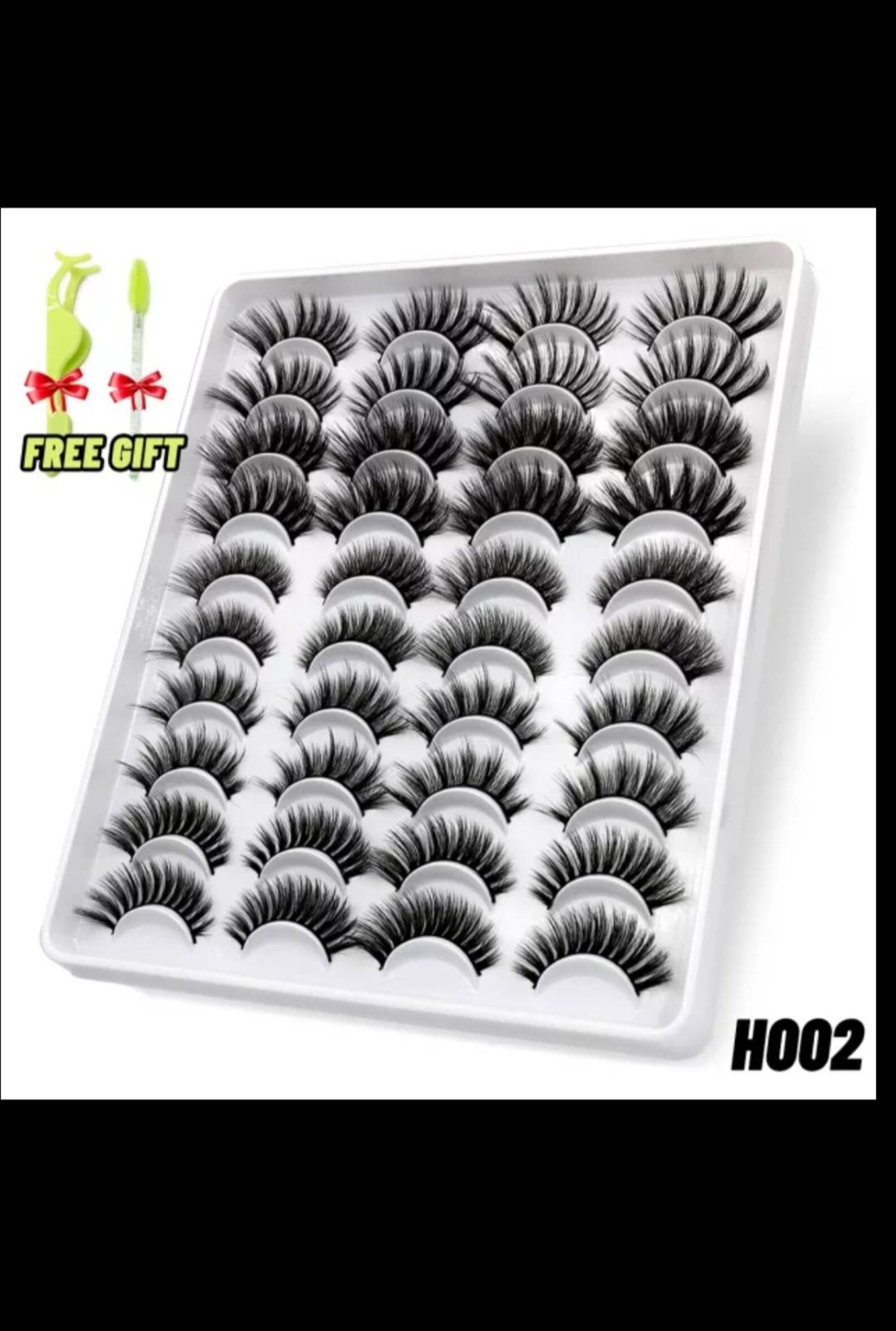 20/7/5 Pairs 3D Mink Lashes Natural False Lash Dramatic Volume Fake ...