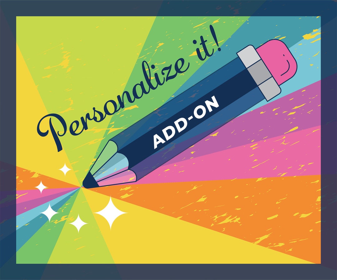 Personalized Add-on for Your Instant Digital Print Order - Etsy