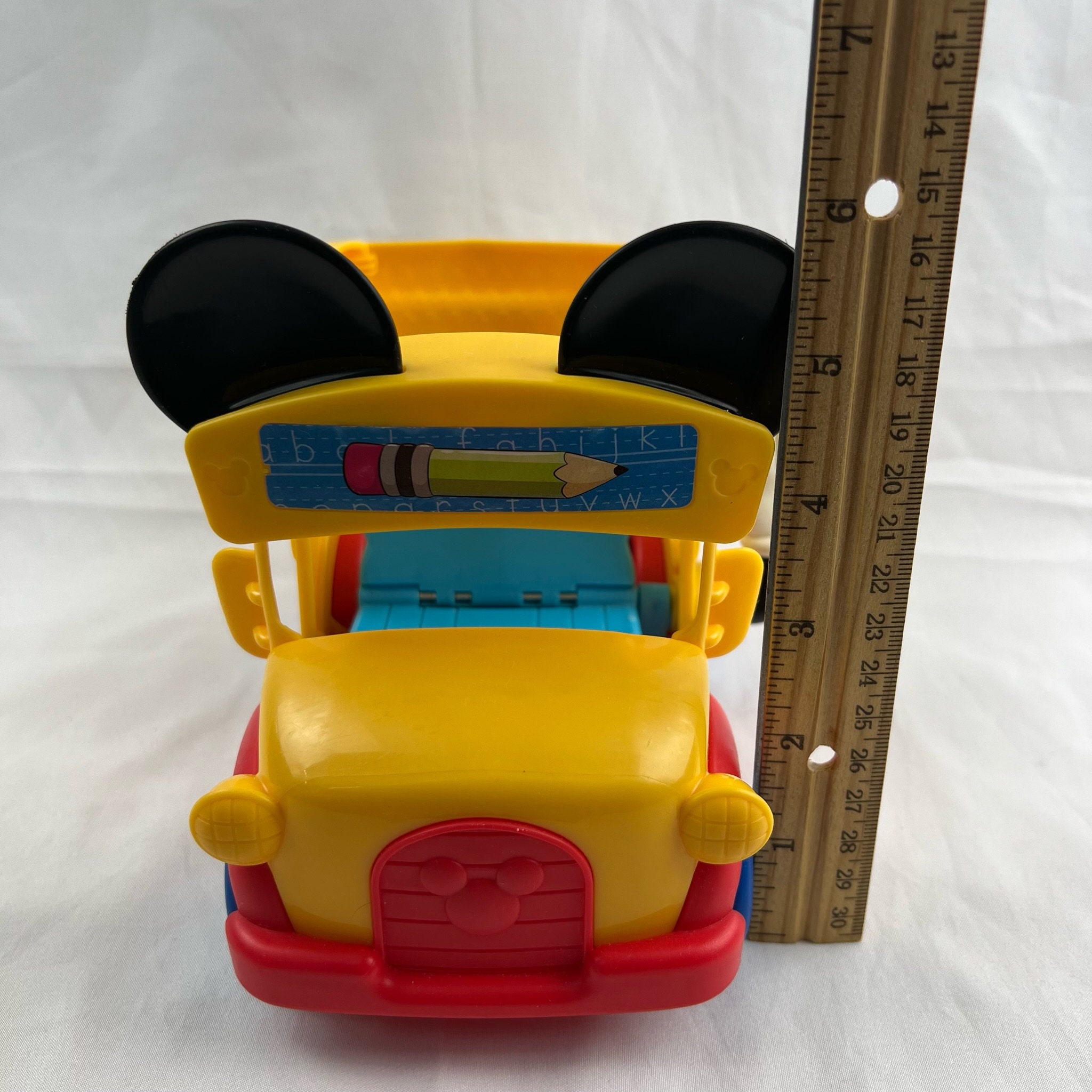 Vintage Mattel Disney Mickey Mouse & Friends Yellow School Bus - Etsy