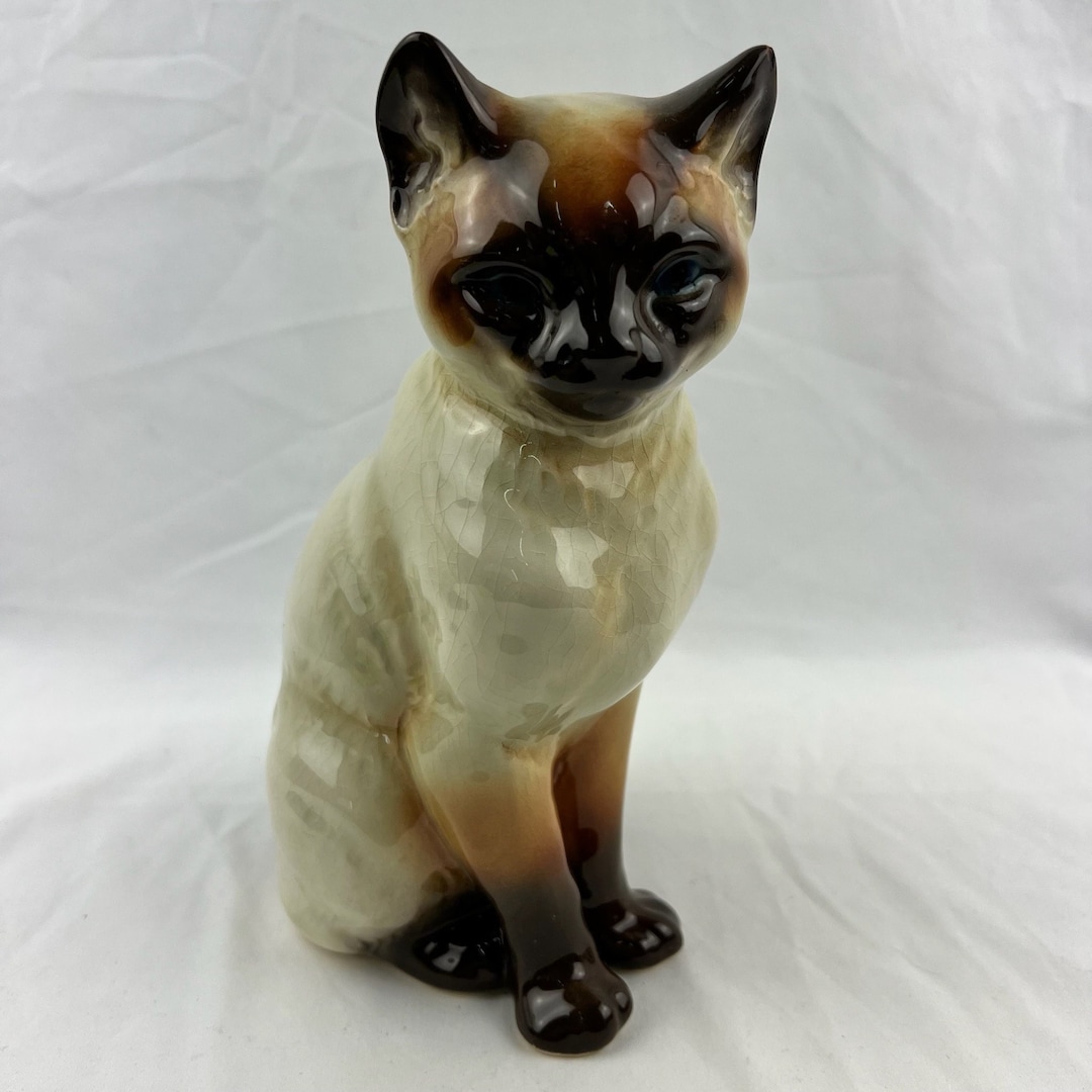 Goebel Siamese Cat Ceramic Porcelain Figurine W Germany RARE - Etsy