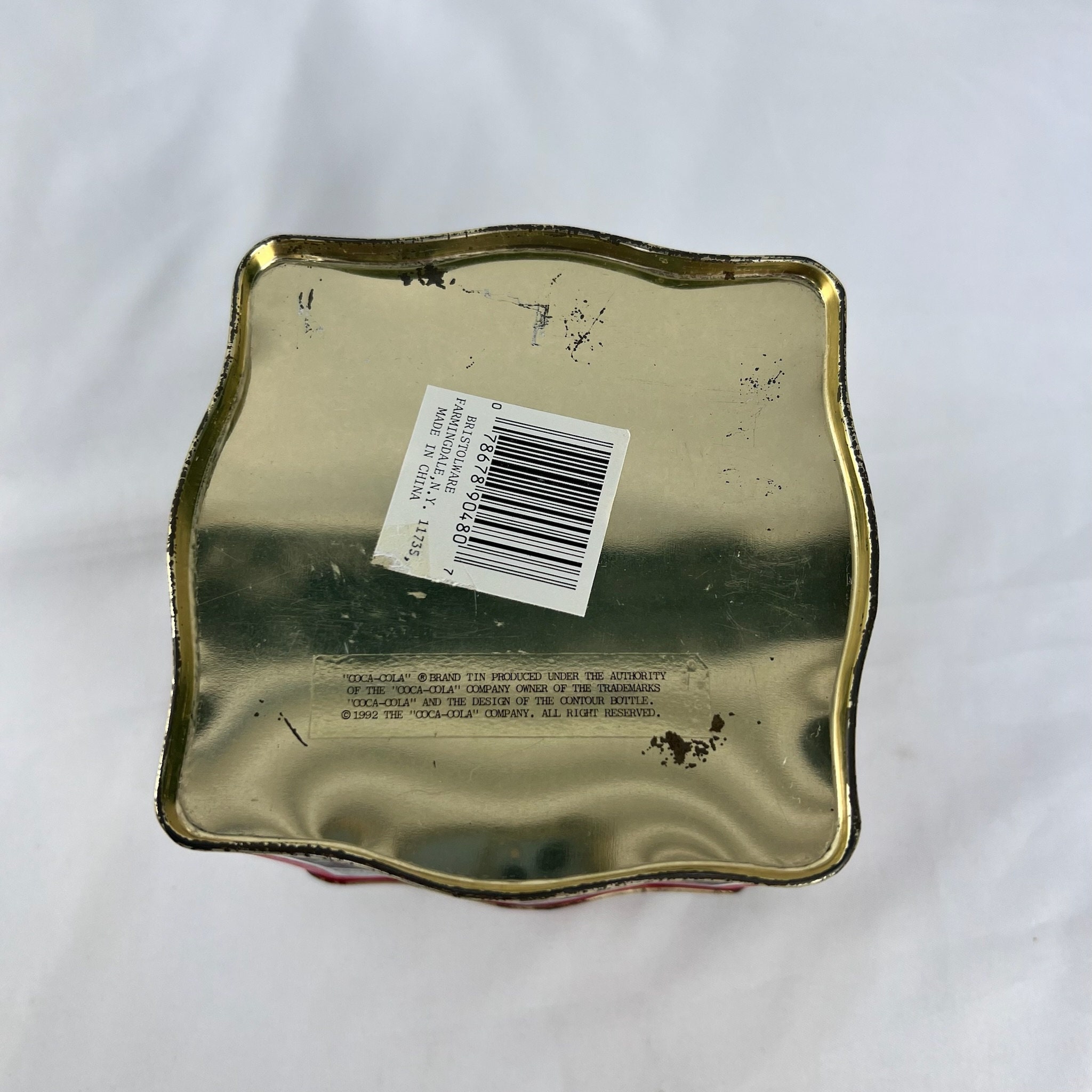 Vintage 1992 Coca Cola Small Tin Container by the Tin Box - Etsy