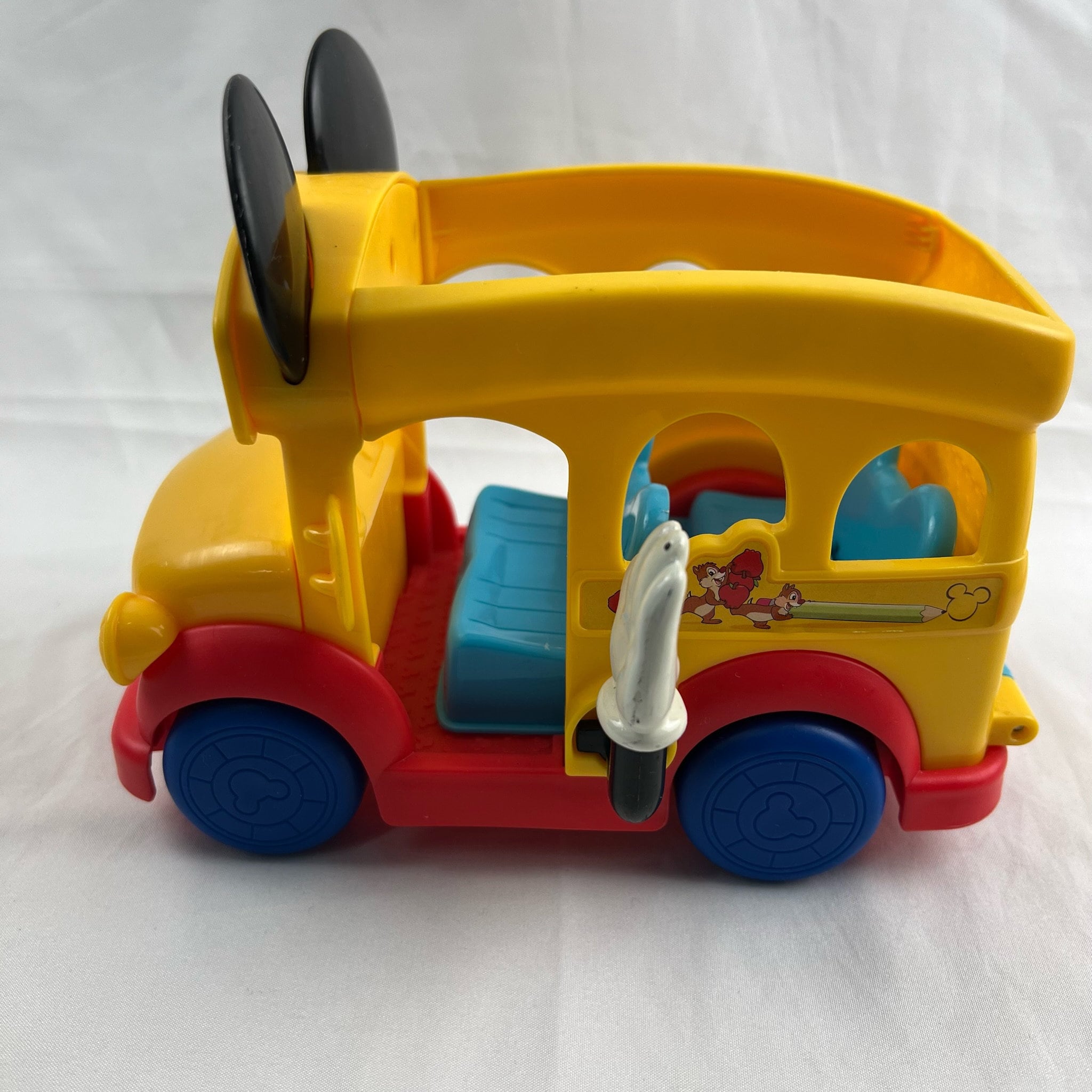 Vintage Mattel Disney Mickey Mouse & Friends Yellow School Bus - Etsy