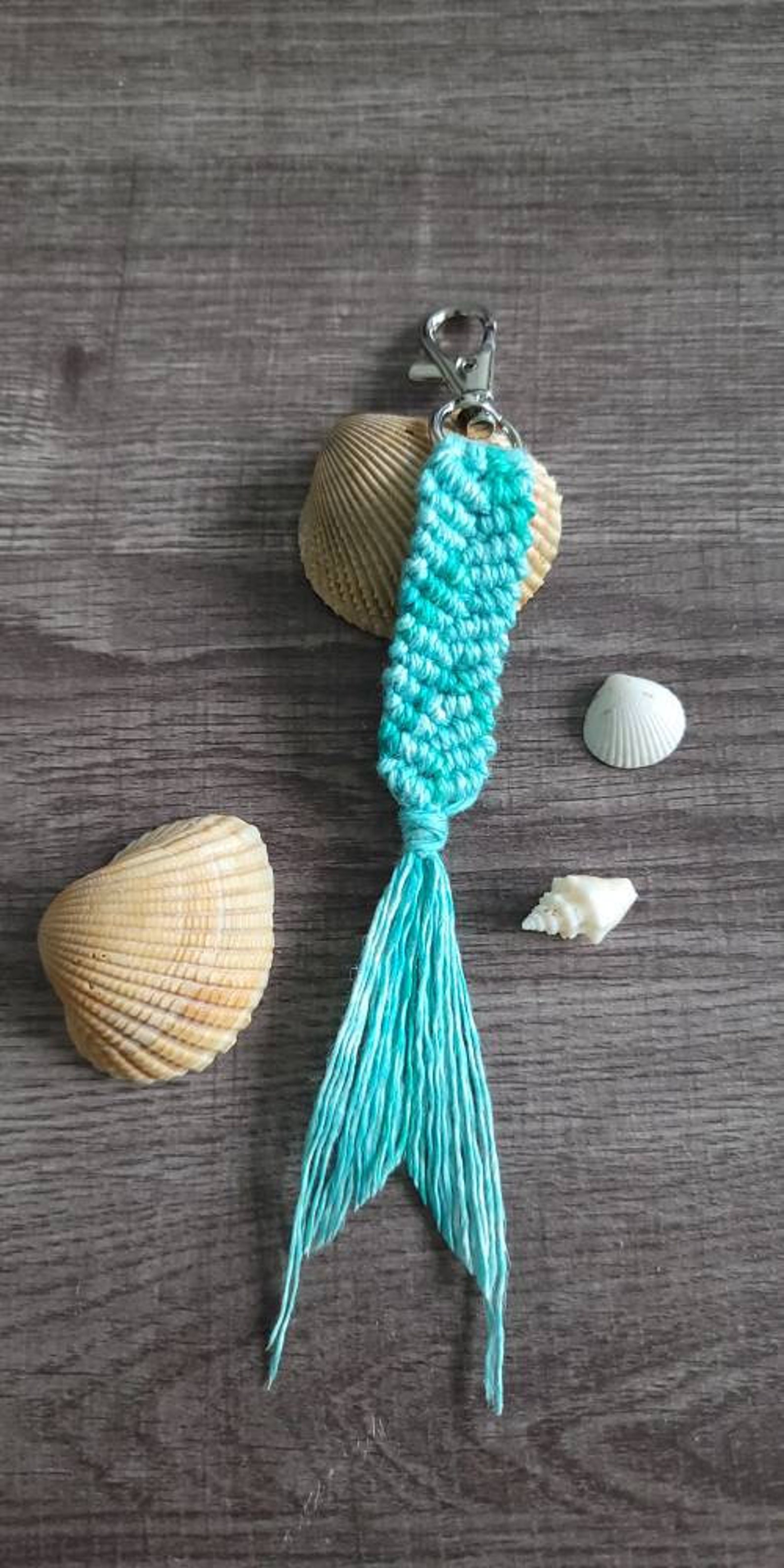 Macrame Mermaid Tails SEAFOAM - Etsy
