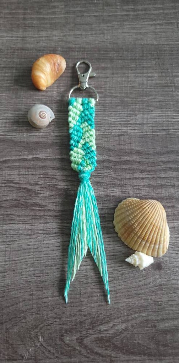 Macrame Mermaid Tail SEAFOAM & LIME - Etsy