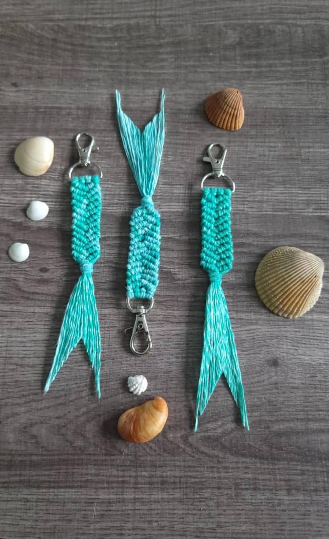Macrame Mermaid Tails SEAFOAM - Etsy