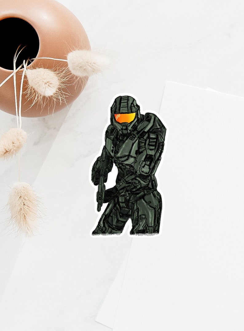 Master Chief HALO Sticker - Etsy