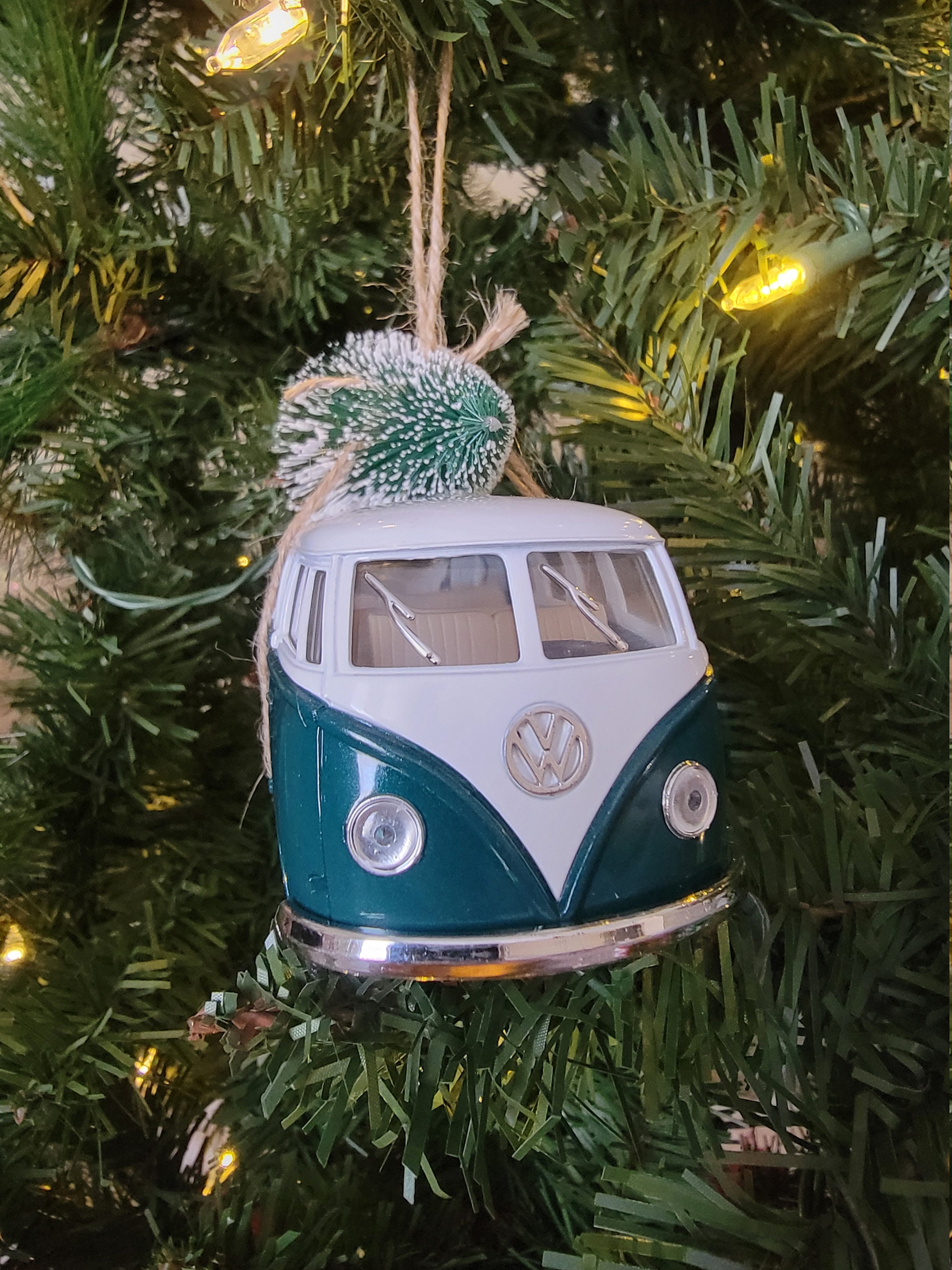VW bus w Christmas tree Home & Living Home Décor etna.com.pe