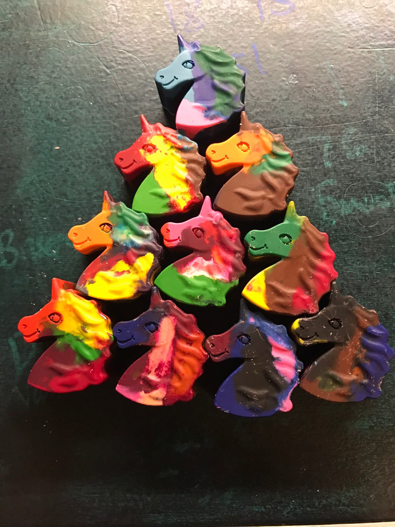Multi-color Unicorn Shaped Crayons - Etsy