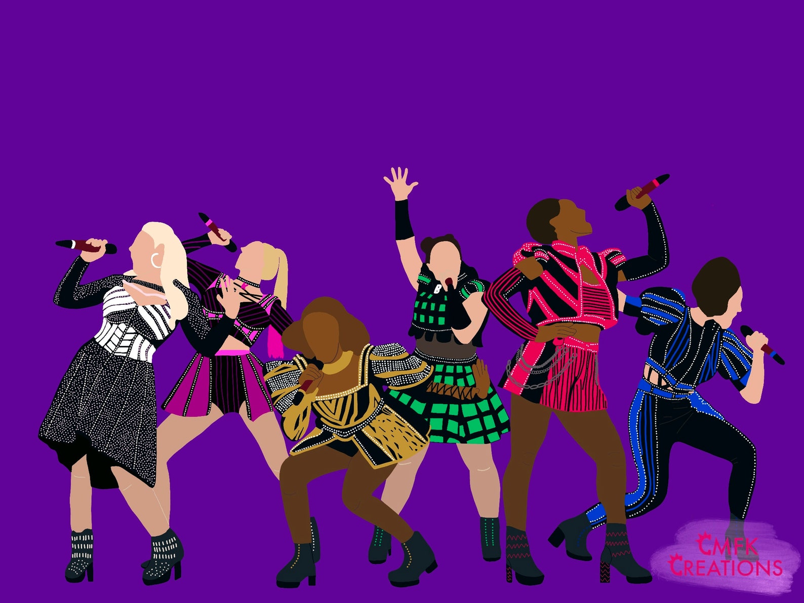 Six The Musical print digital download | Etsy