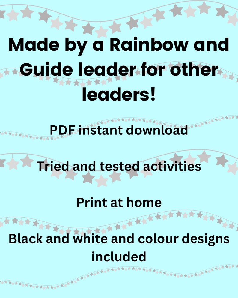 Girlguiding Rainbows Cut Out Dollie Activity (digital Download) - Etsy