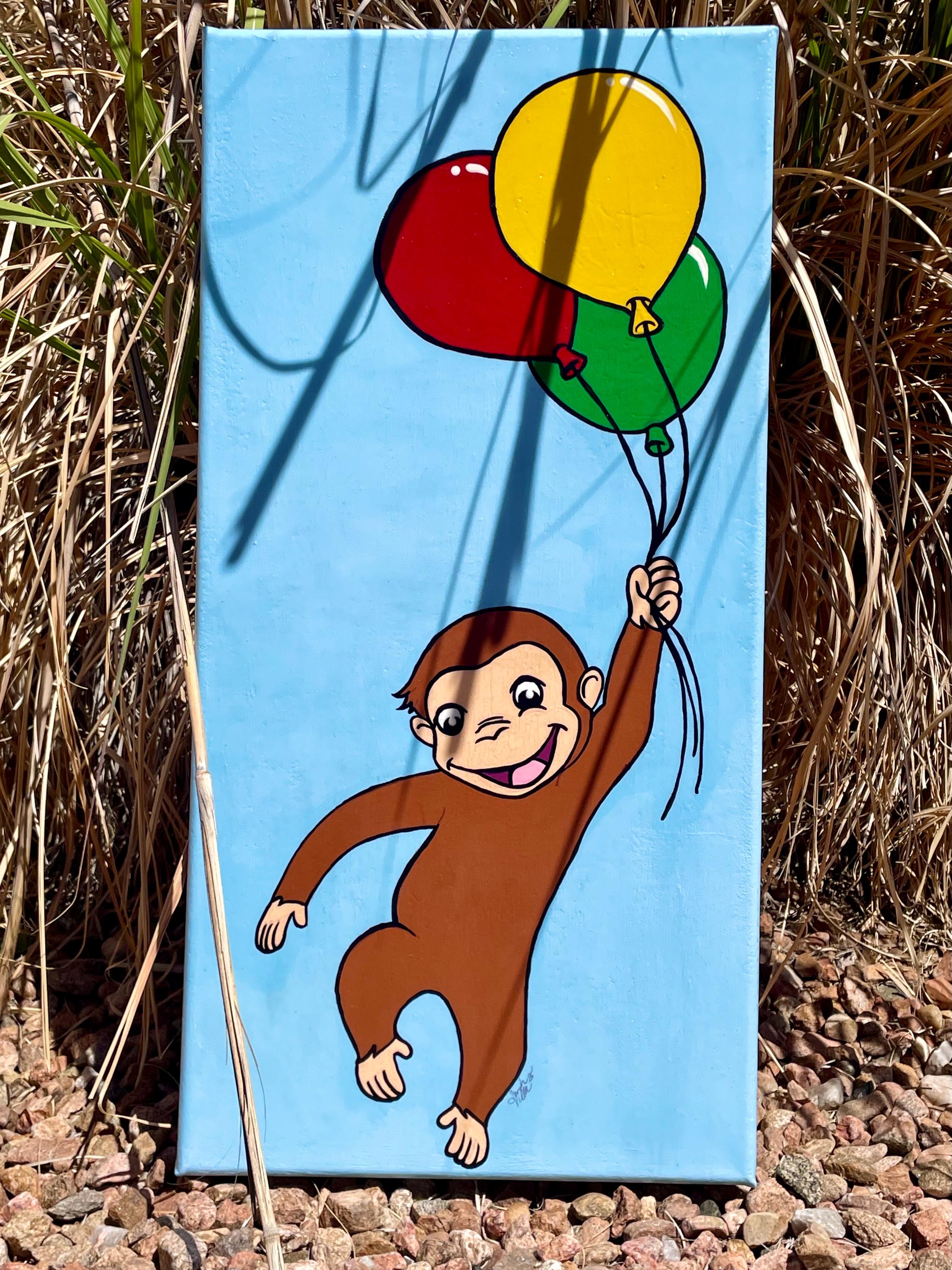 Curious George Painting - Etsy