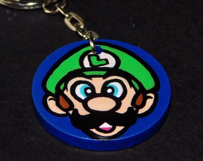 Super Mario Boo or King Boo Keychain/keyring Party Favor for Birthday ...