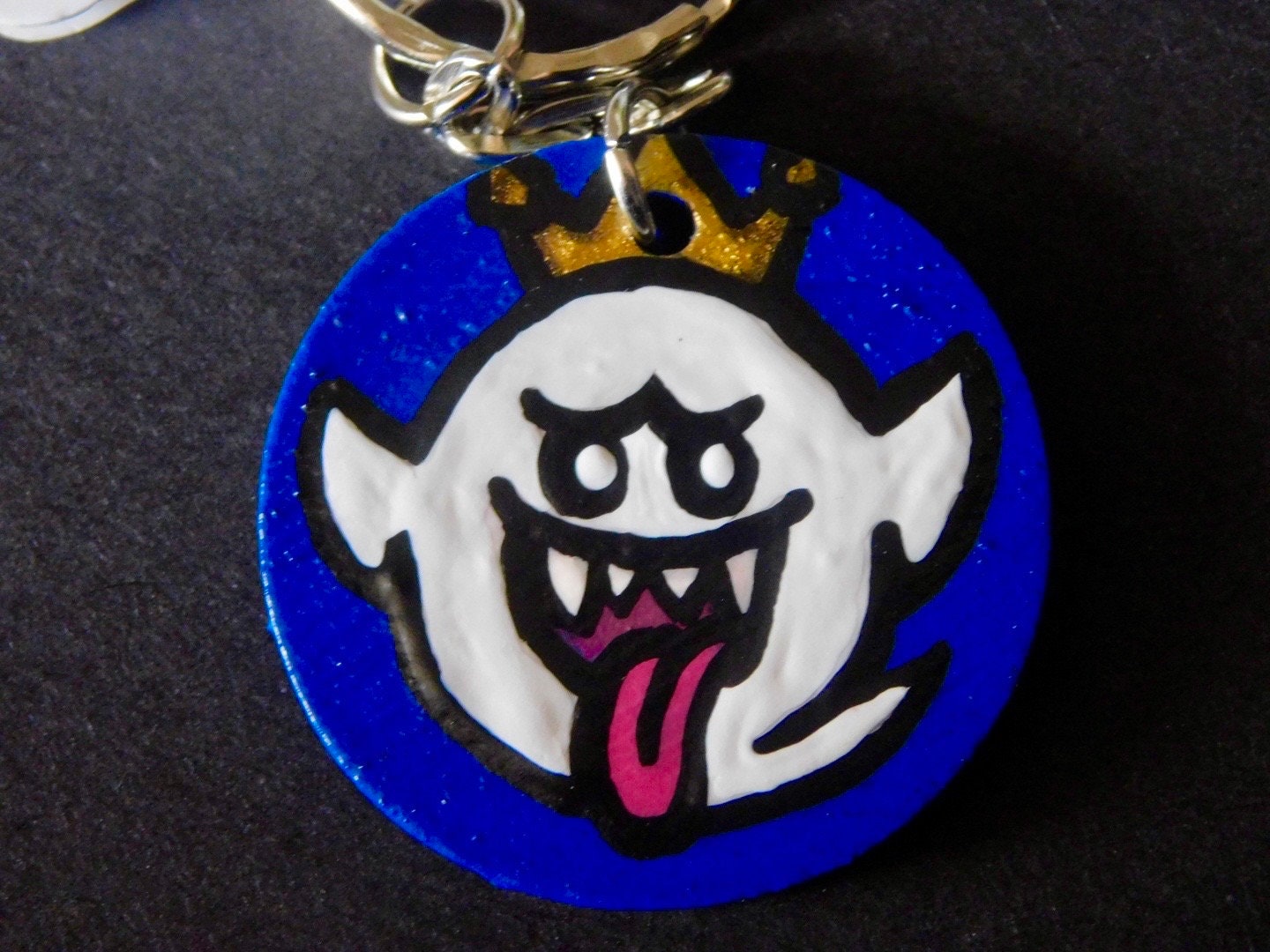 Luigi Keychain Nintendo Super Mario King Boo Hand - Etsy