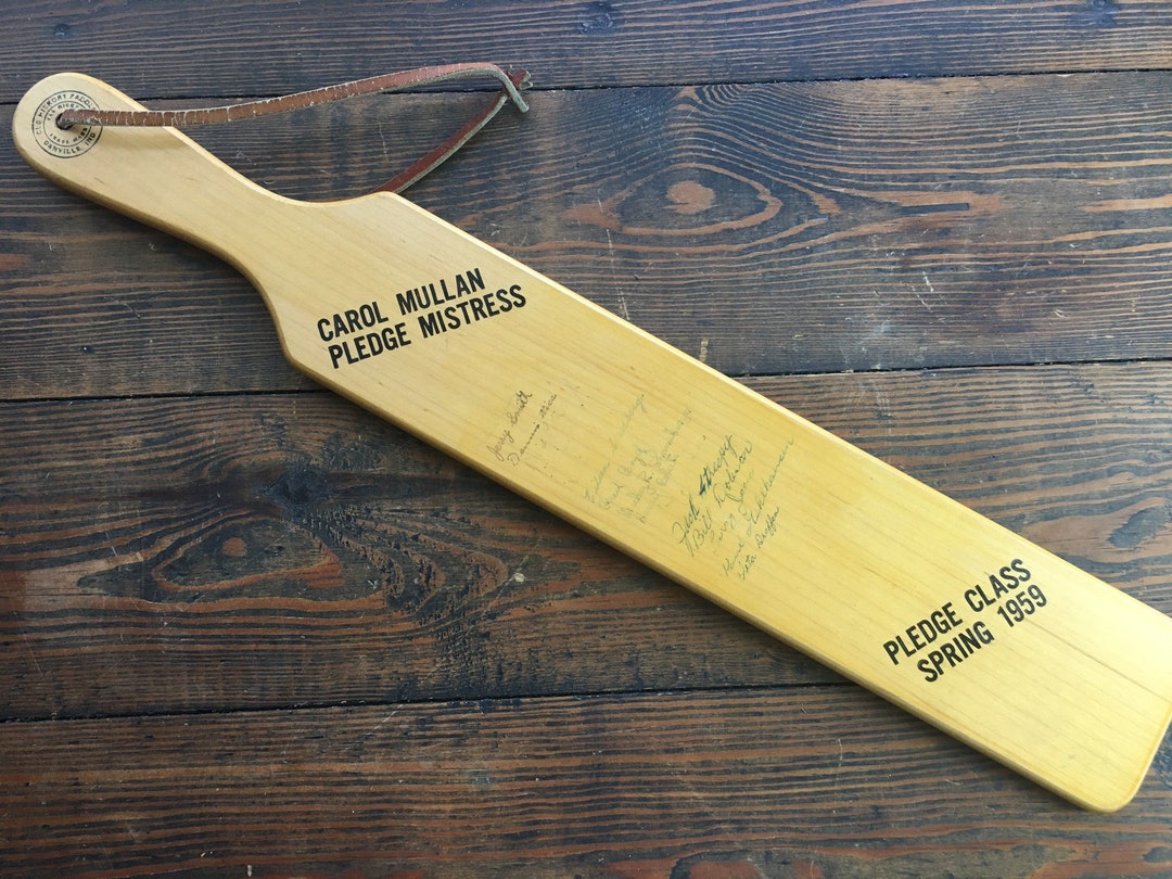 Assume the Position: Pledge Mistress Signed Spanking Paddle - Etsy Finland