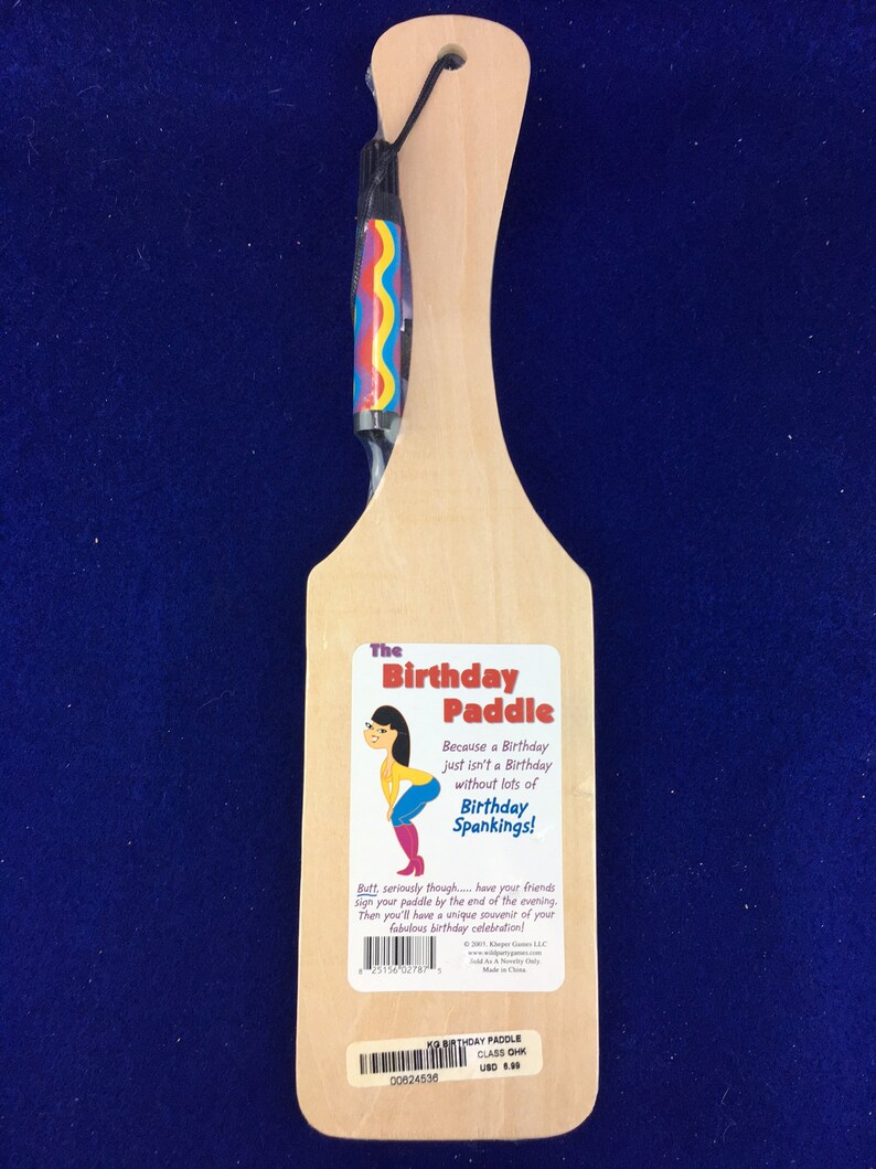 New birthday Spanking Paddle Vintage 2003 - Etsy