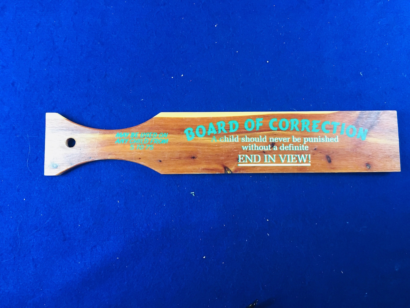Vintage NOS Board of Correction Wooden Spanking Paddle - Etsy