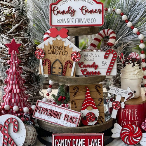 Candy Cane Lane Confectionery Christmas Farmhouse Decor - Etsy
