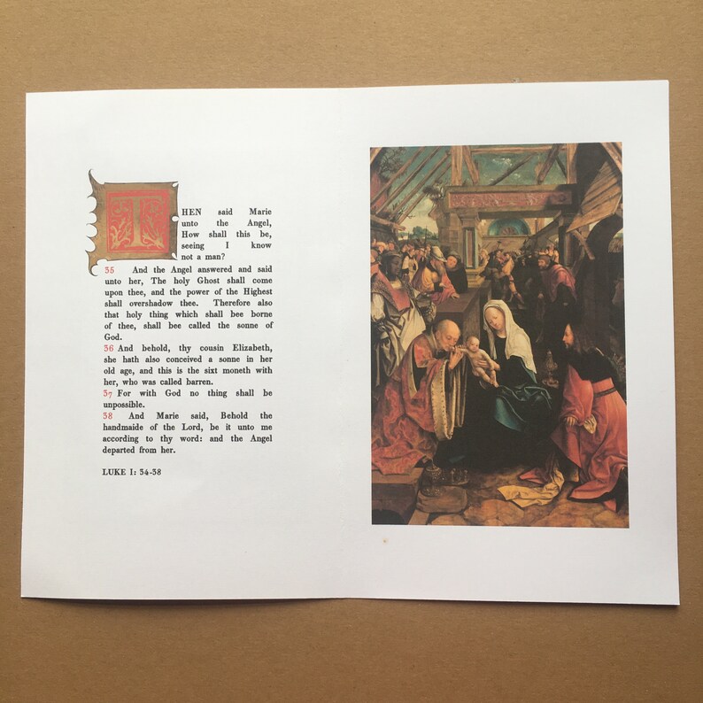 CHRISTMAS NATIVITY STORY Book Instant Digital Download Printable ...