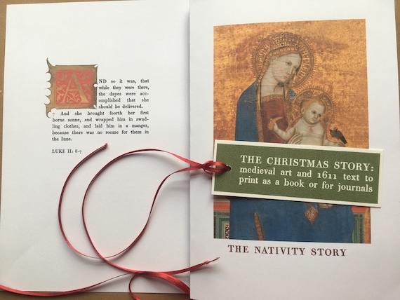 CHRISTMAS NATIVITY STORY Book Instant Digital Download | Etsy