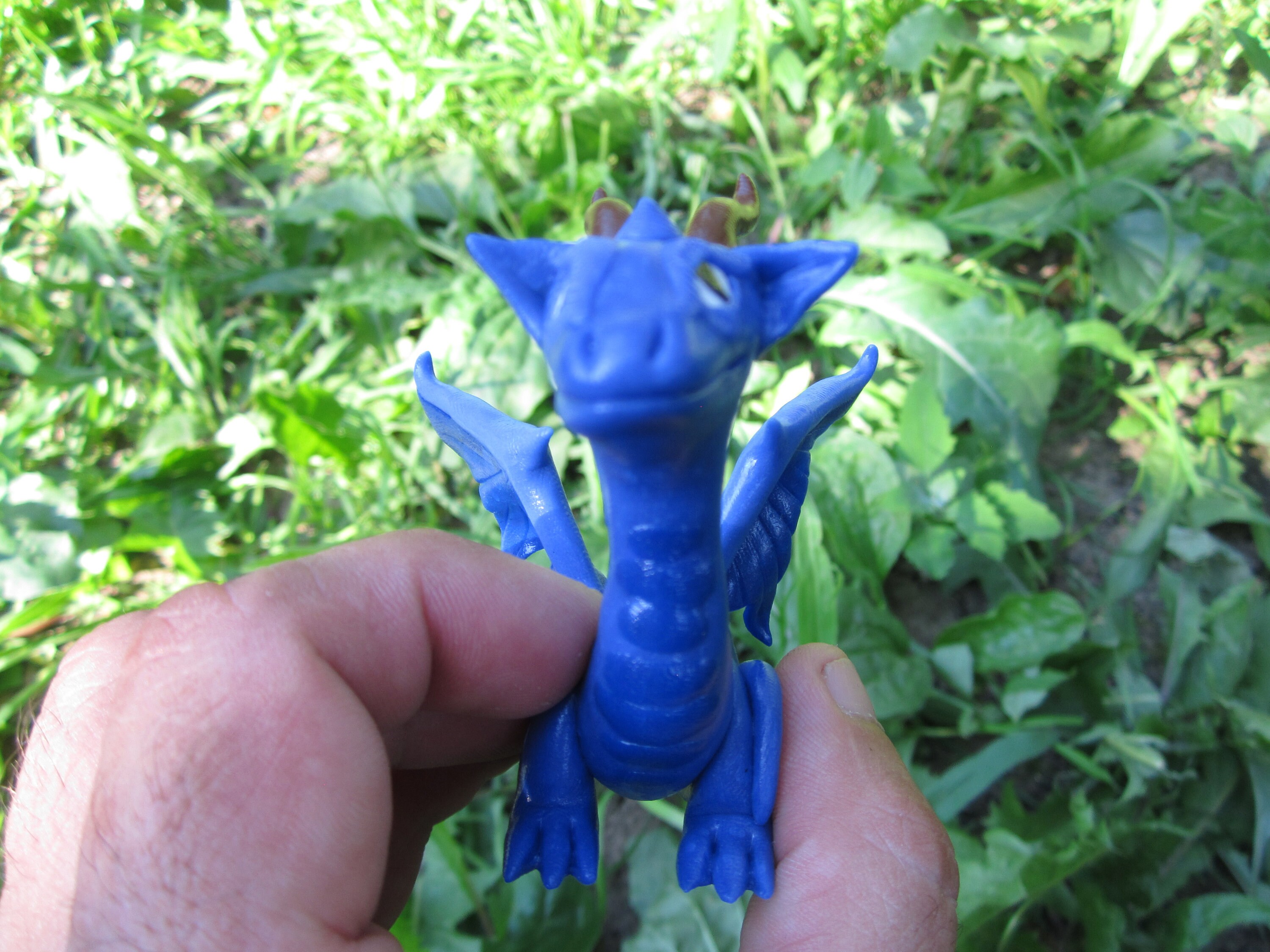 Polymer Clay Blue Dragon Figure Handmade Blue Dragon - Etsy UK