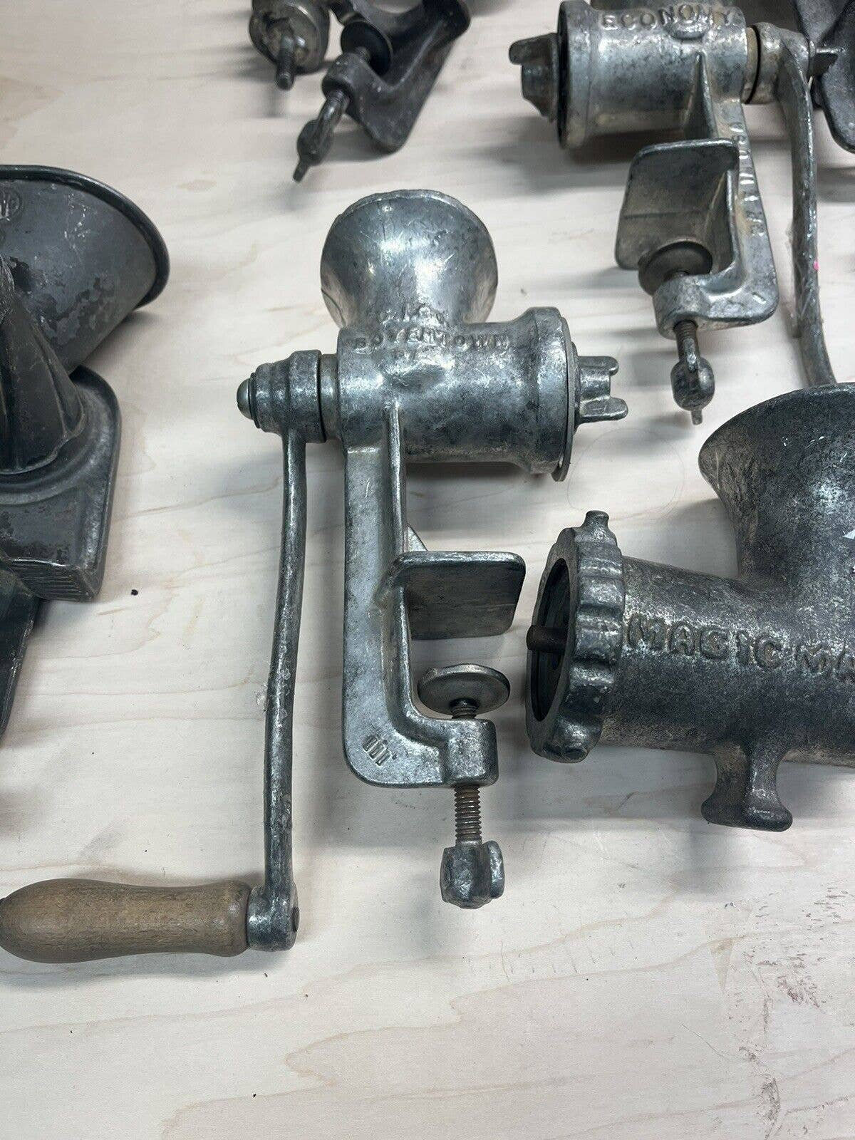 Vintage Universal Food/meat Chopper/grinder Lot Hand Crank Heavy Duty ...
