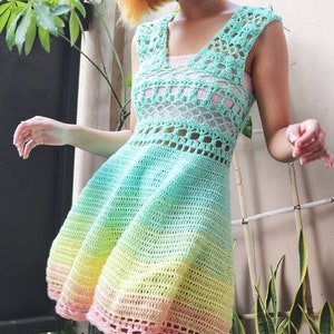 CROCHET PATTERN - Celery Dreams Dress, Top, Skirt Pattern, Downloadable ...