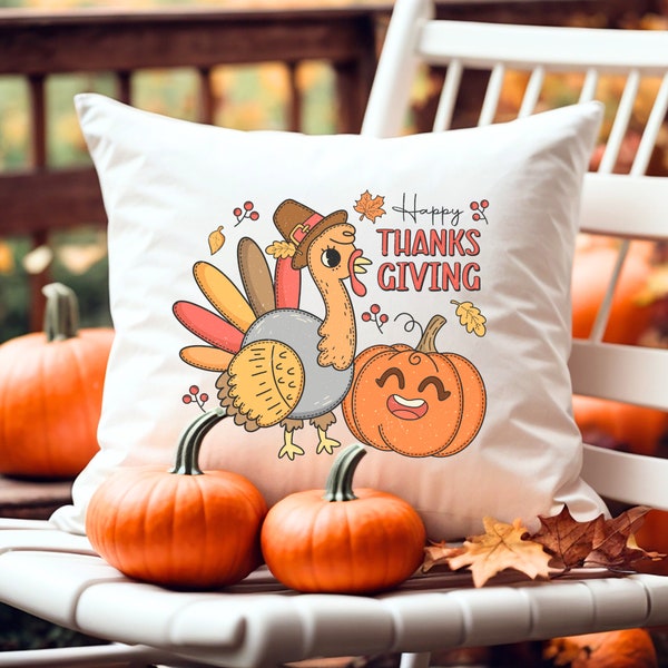 Thanksgiving Pillow - Etsy