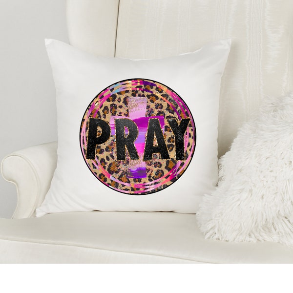Pray Pillow - Etsy